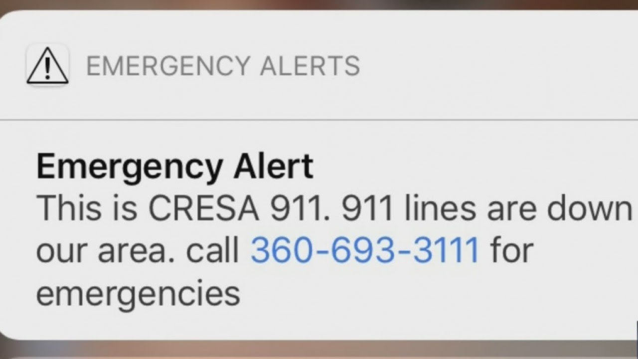 911 outage triggers late night cell phone alerts - YouTube