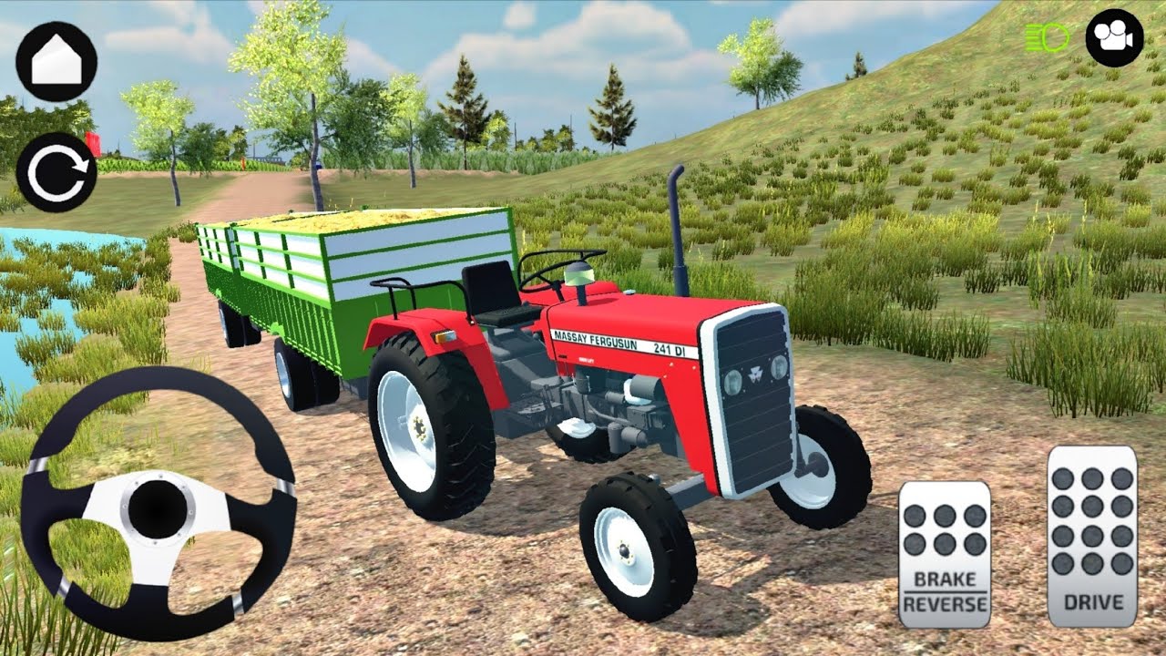 Messi Ferguson 4X4 Tractor Off-Road Driving 3D - Indian Tractor ...