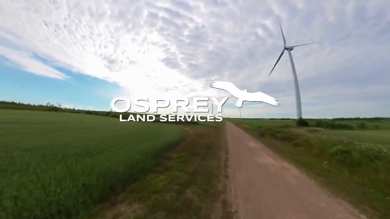 Osprey land services -amaranth wind mill farm Ontario - YouTube