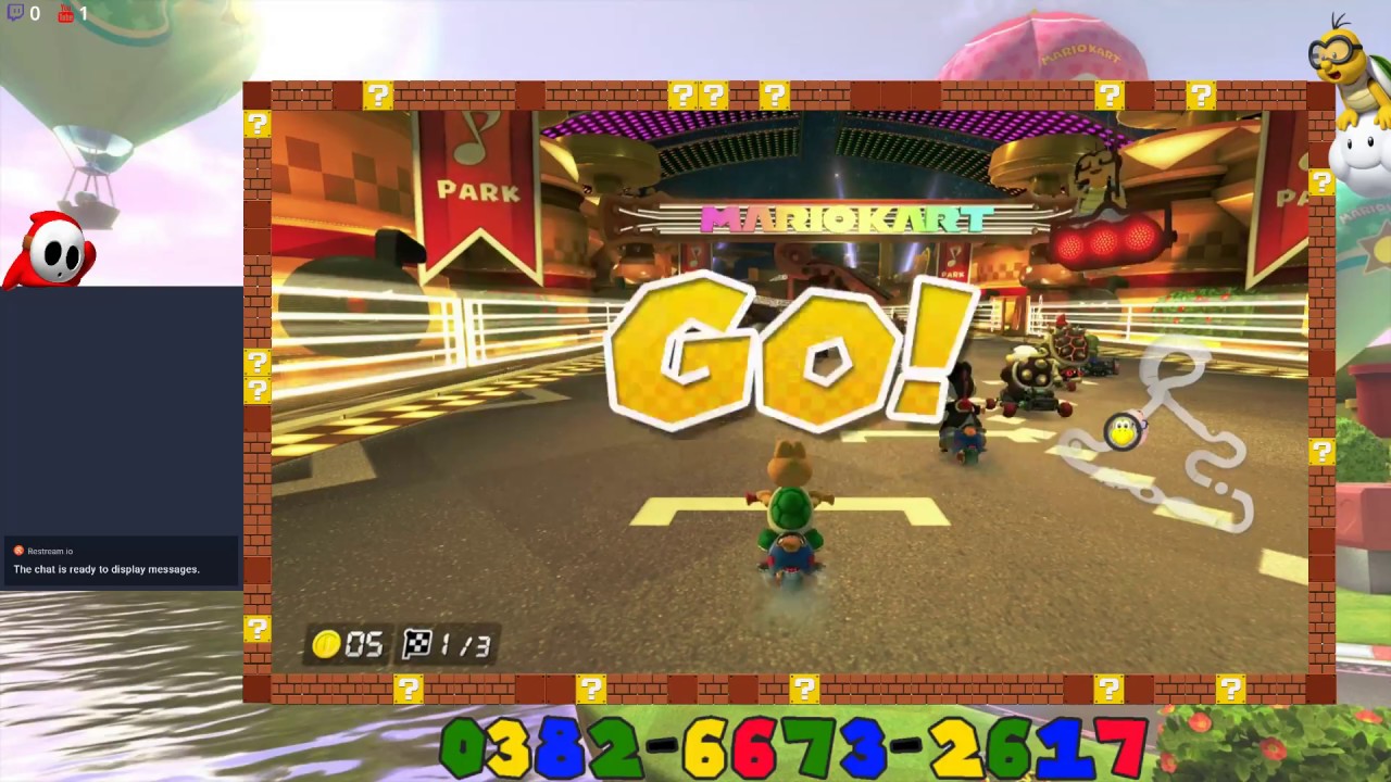 Mario Kart 8 Deluxe - Testing out the new overlay. - YouTube