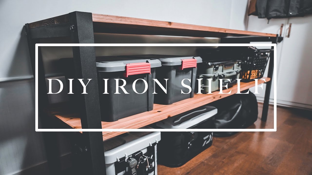 DIY Iron Shelf - YouTube