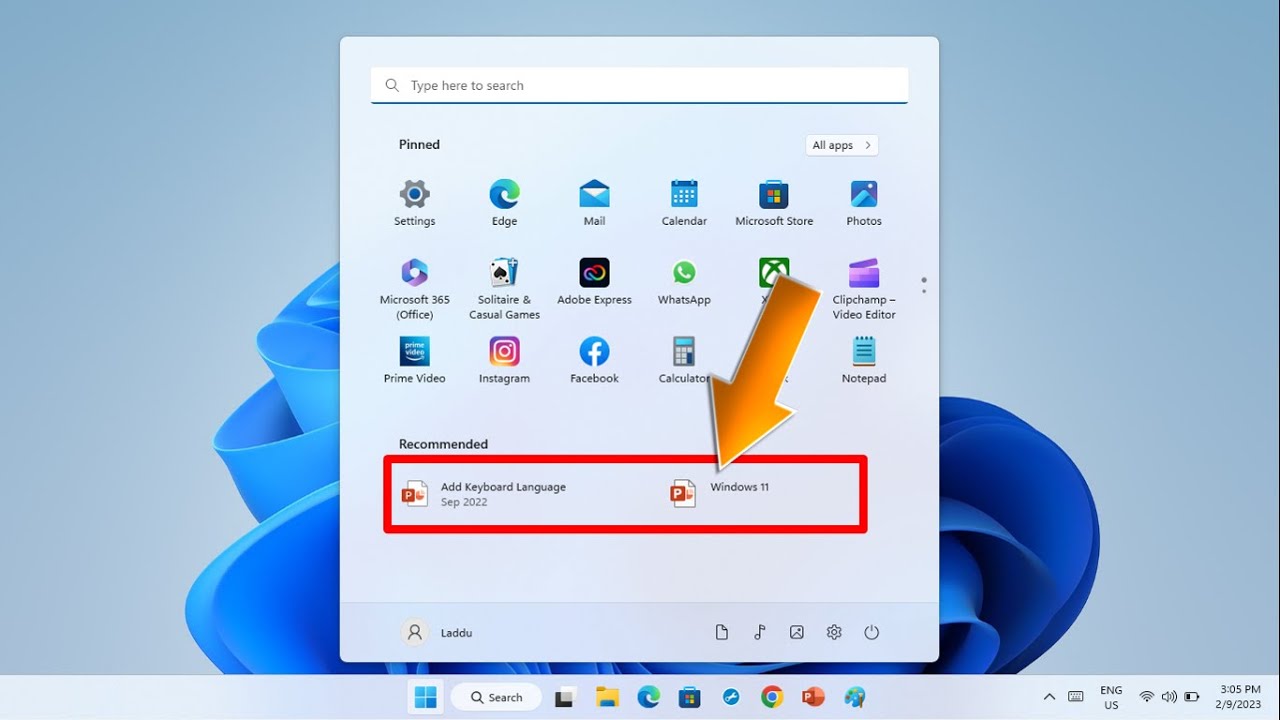 Show Recent Opened Items in Start Windows 11 - YouTube