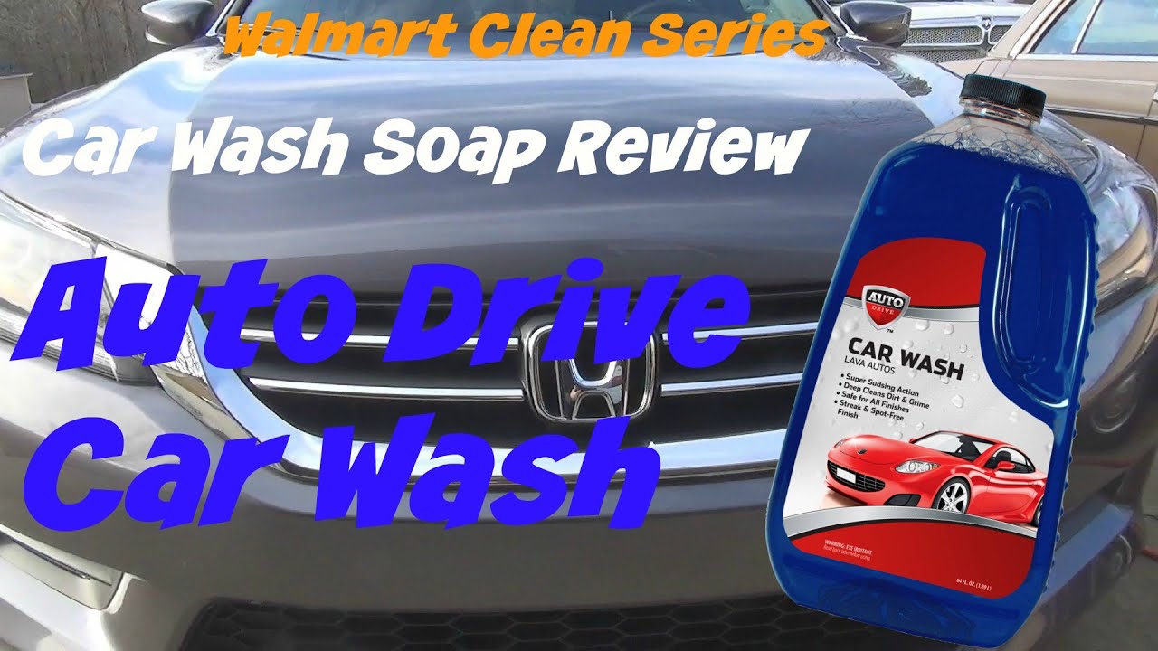 Walmart Clean Series review of Auto Drive car soap - YouTube
