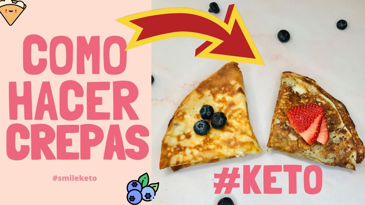 Como Hacer Crepas Dulces [Receta Keto] - YouTube