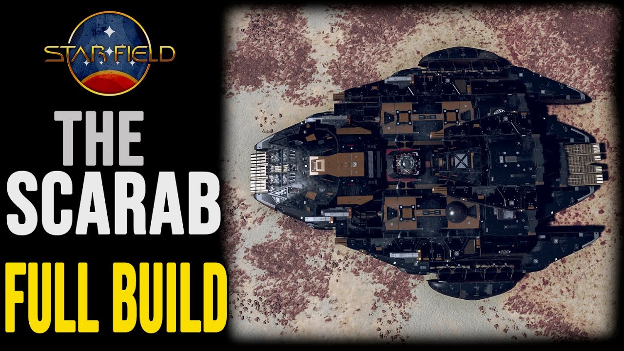The SCARAB! B Class, 1 Level, Awesome looking killer. Starfield - YouTube