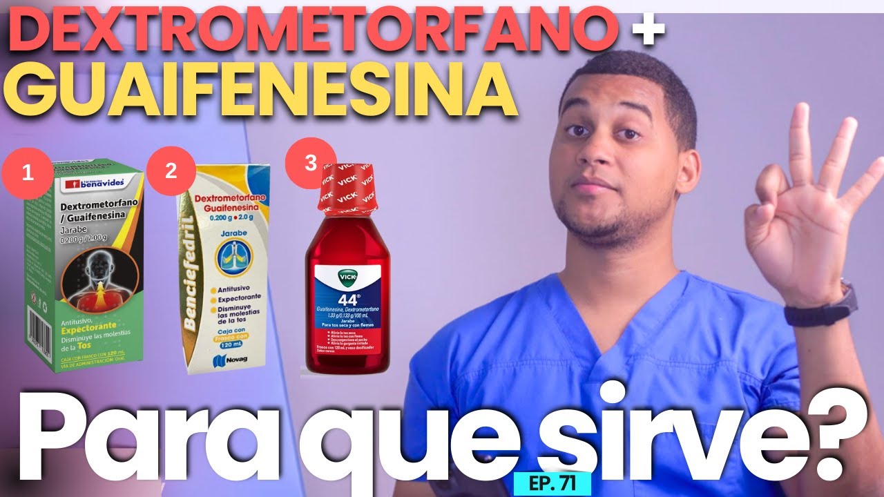 DEXTROMETORFANO GUAIFENESINA PARA QUE SIRVE | 3 COSAS - YouTube