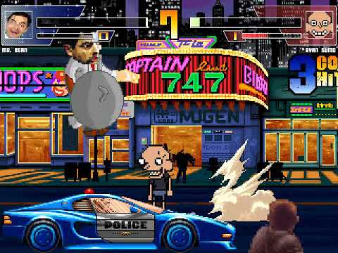 MUGEN battle #822: Mr.Bean vs Ryan Sumo