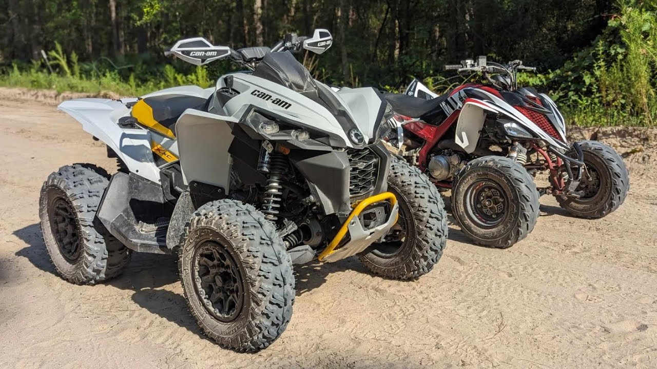 Drag Racing Two of The World's Fastest Quads - Renegade 1000 vs Raptor ...