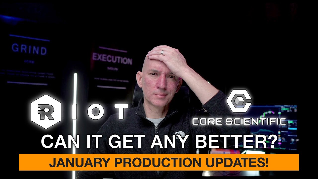 RIOT & Core Scientific Records Broken For Monthly Production! Bitcoin ...