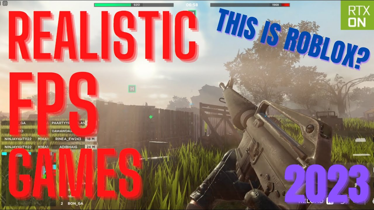 Best Realistic Roblox FPS Games (2023) - YouTube