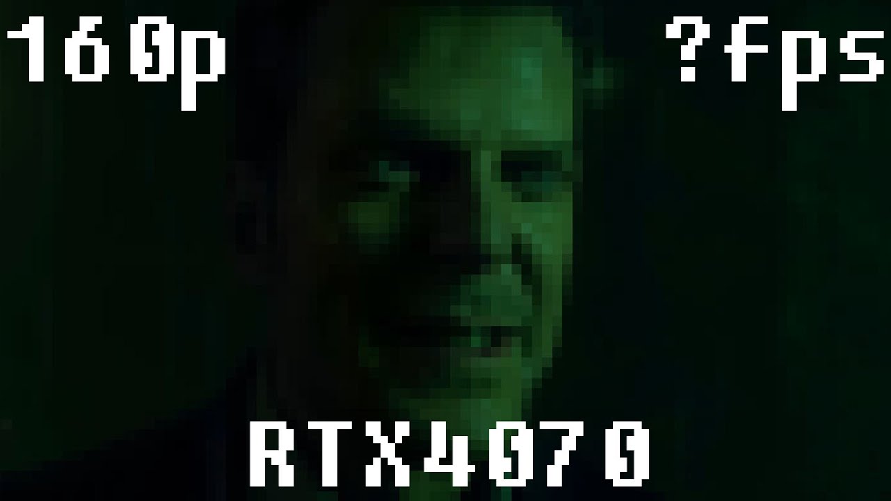 Alan Wake 2 RTX 4070 160p Max Settings - YouTube