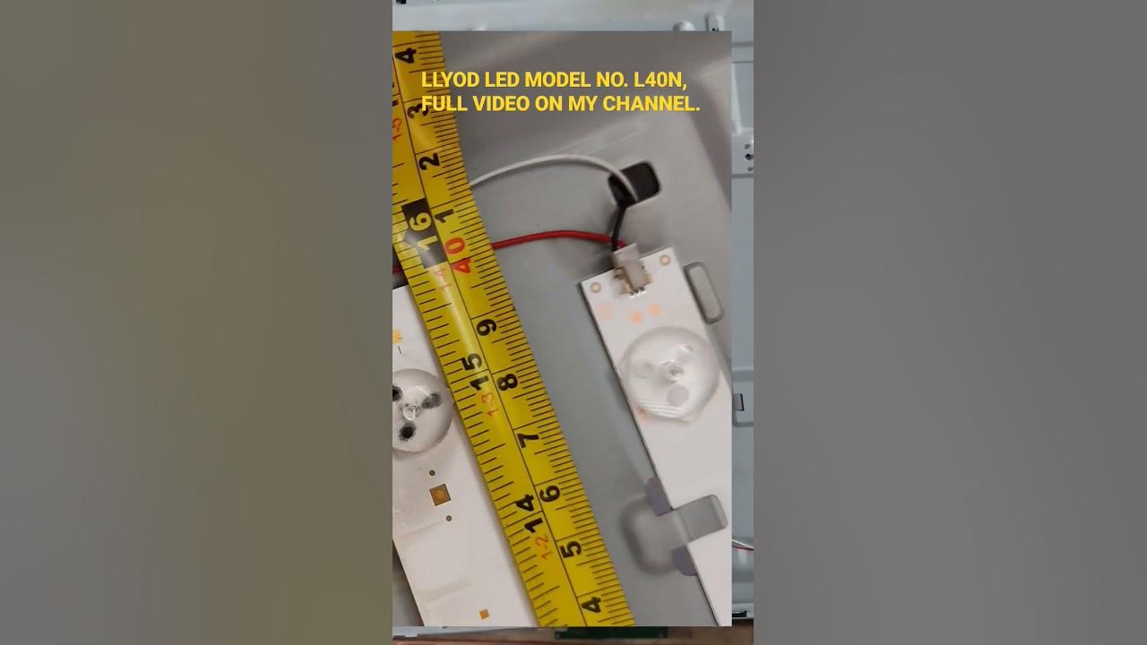LLYOD L40N BACK LIGHT DETAILS, FULL VIDEO ON MY CHANNEL. - YouTube