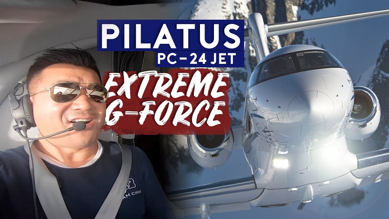 Test Flight on Pilatus PC-24 Jet. Extreme G-Force! - YouTube