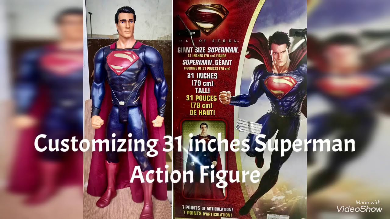 Custom Superman ( 31 inches ) Figure - YouTube