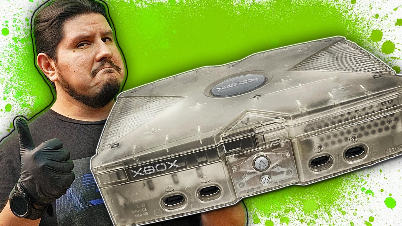 Restoring The Crystal OG XBOX Back to it's Original Luster - YouTube