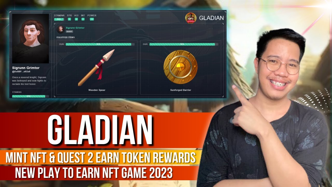 GLADIAN - KAYANG KUMITA NG 500pesos DAILY DITO? | New Play 2 Earn NFT ...
