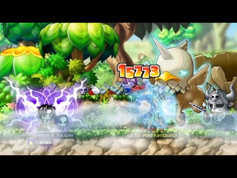 [Old School MapleStory] 123 Fire/Poison Arch Mage Griffey Solo - YouTube