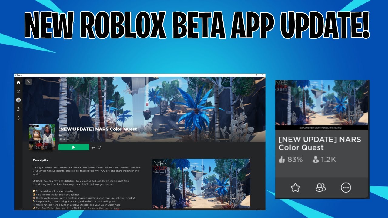 [ROBLOX UPDATES] New Roblox Beta App Update, New UI + More! - YouTube
