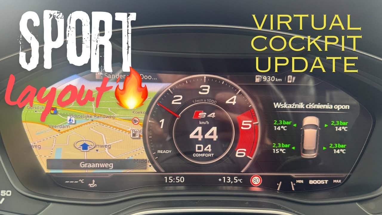 Audi A4/A5/Q5 B9- Aktualizacja Virtual cockpit & Sport Layout/Virtual ...