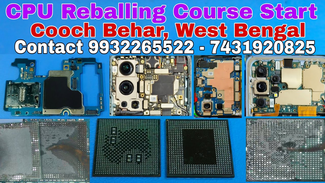 CPU Reballing Course Start Big Mobile Repair - YouTube