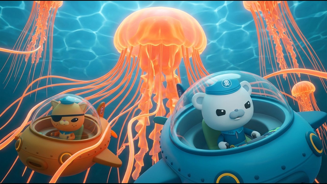 ⚓ The Octonauts & The Giant Lion's Mane Jellyfish! 🌊 Arctic Rescue ...