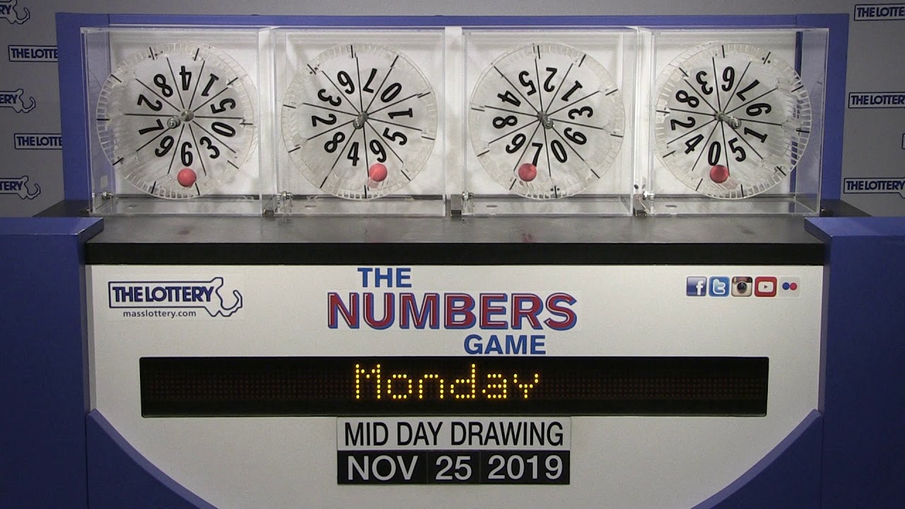 Midday Numbers Game Drawing: Monday, November 25, 2019 - YouTube