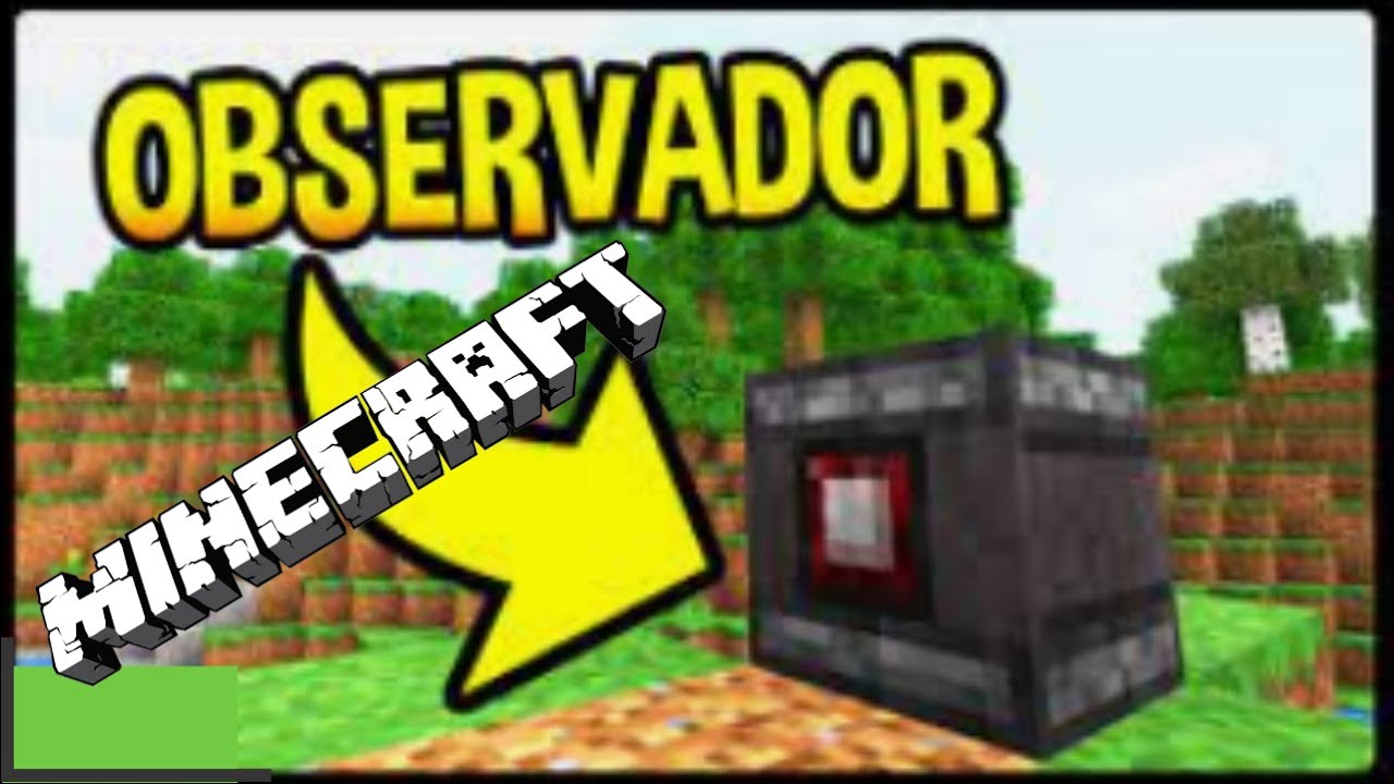 COMO FAZER O OBSERVADOR DO MINECRAFT VIRAR UM LANÇADOR - YouTube