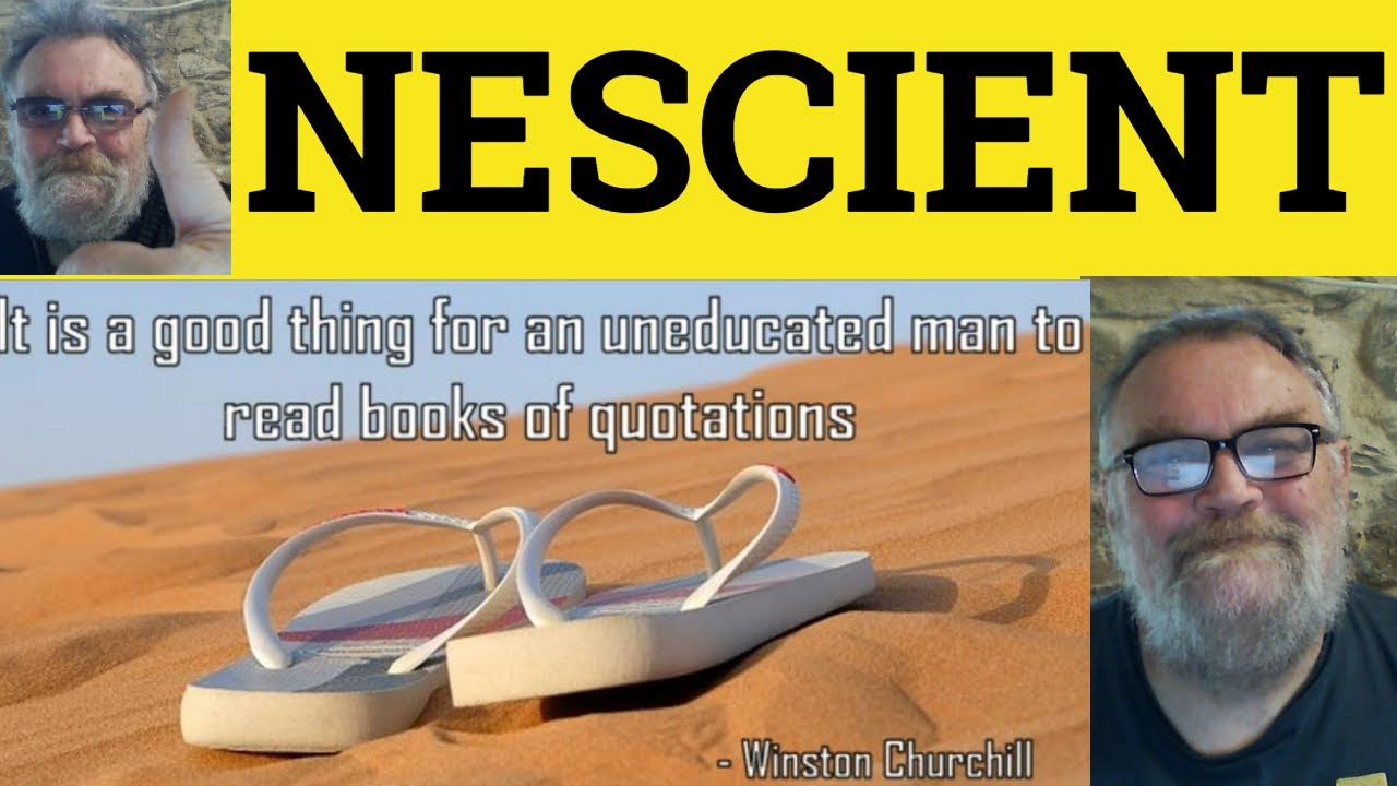 🔵 Nescient Meaning - Nescience Definition - Nescient Examples - Formal ...