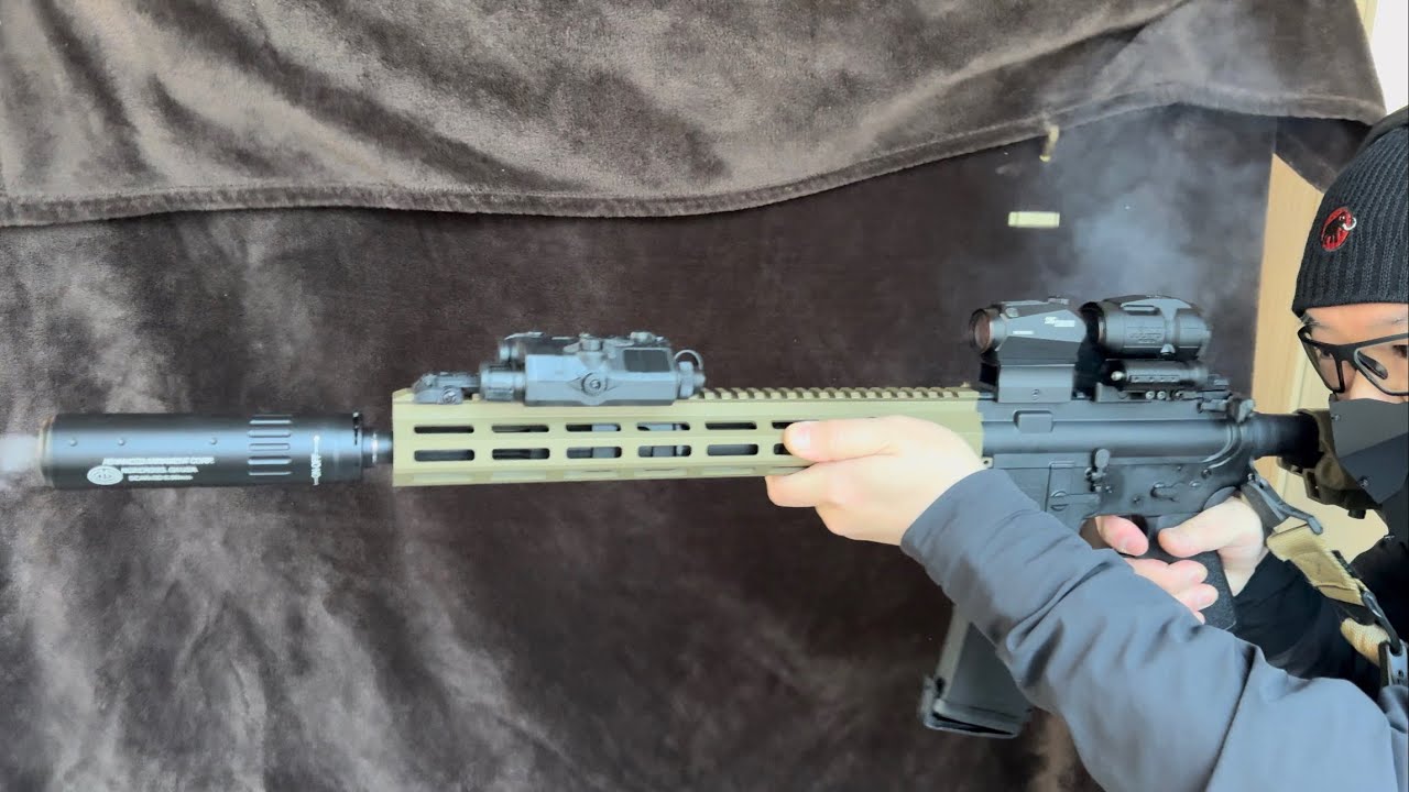 タニオコバ M4 (Project M4) 発火 Tanio Koba's model gun, Project M4's Custom ...