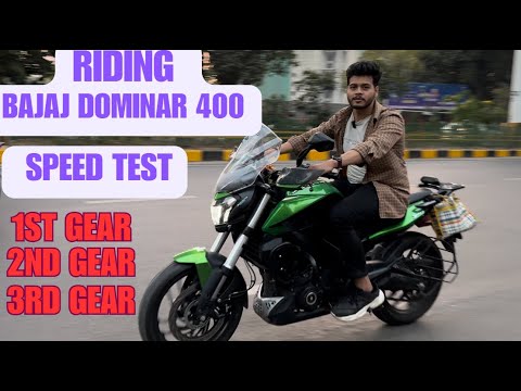 Dominar 400 speed test & Acceleration Test#automobile #bajaj #dominar # ...
