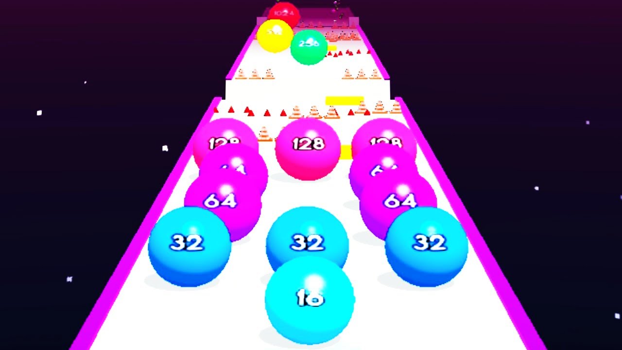 Ball Run 2048: Ball Games 3D ! All Levels Gameplay (518-522) android ...