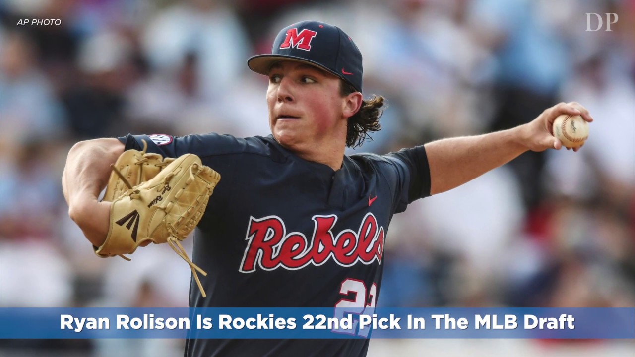 Ryan Rolison Is Rockies 22nd Pick In The MLB Draft - YouTube