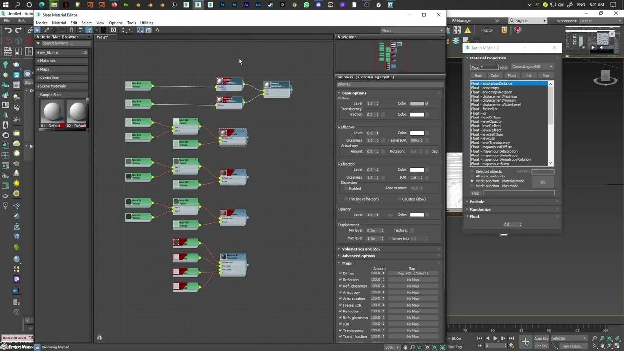 How to edit multiple materials or textures with Batch Material Editor 3ds Max Archviz Quick Tips ...