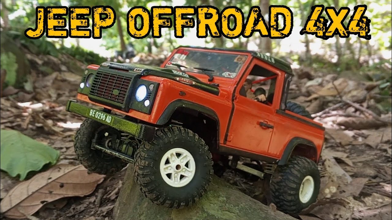 Rc Offroad Jeep Crawler Defender mini scale 1/12 Adventure - YouTube