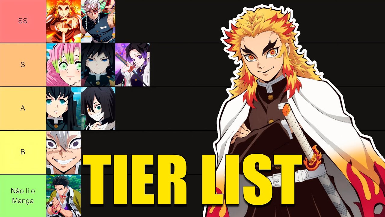 DEMON SLAYER TIER LIST - Avaliando os Hashiras #tierlist #animes - YouTube