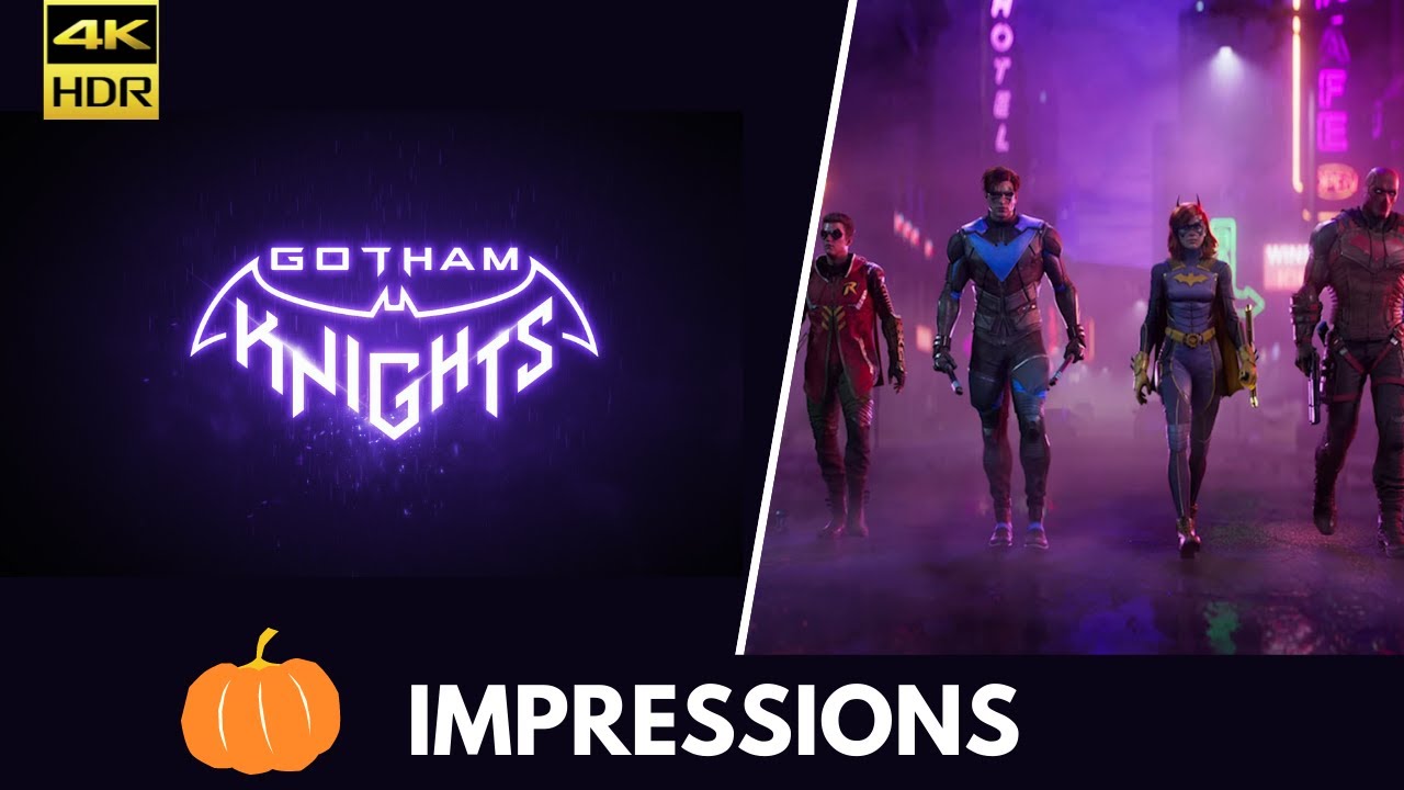 GOTHAM KNIGHTS PC ULTRAWIDE - PC port impression - YouTube