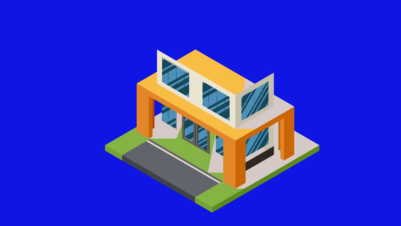 Beautiful animation of the appearance of the building. For everyone ...