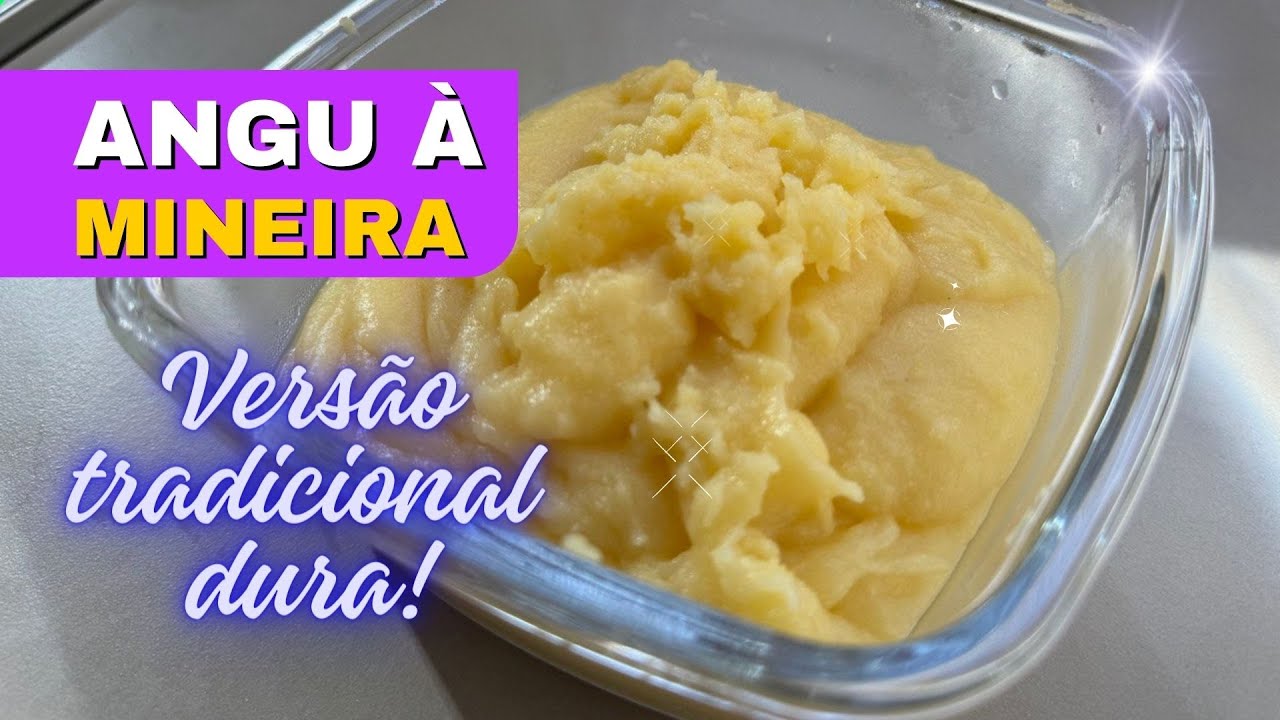 😃ANGU à MINEIRA TRADICIONAL: COMO FAZER - YouTube