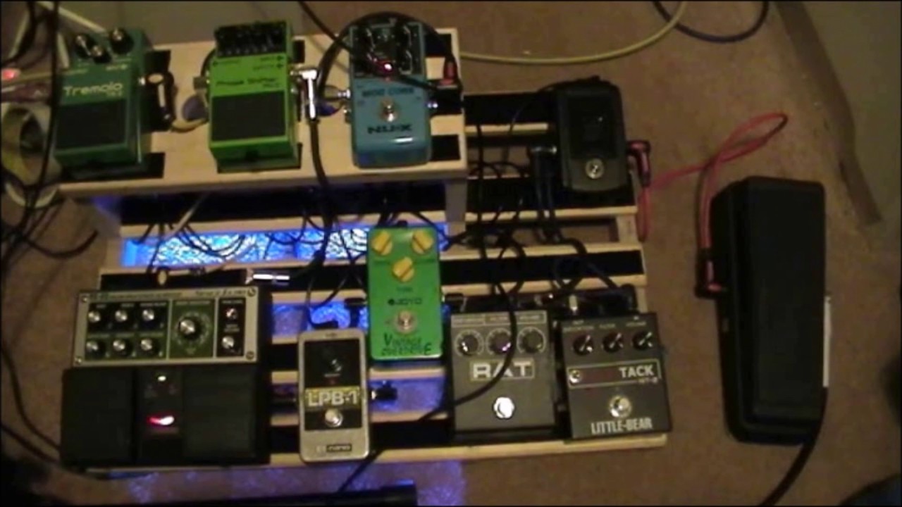 Rig rundown of my pedal board /r/guitarpedals - YouTube