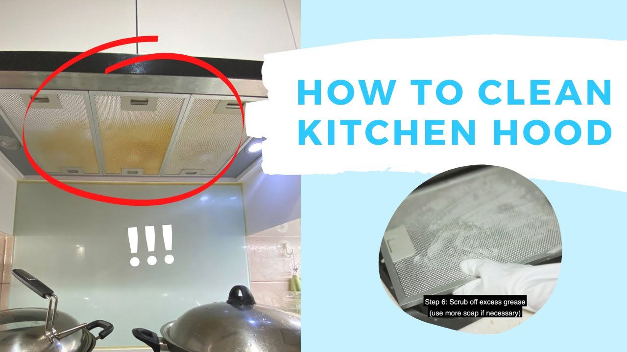 The Quickest Way To Clean Greasy Kitchen Hood - YouTube