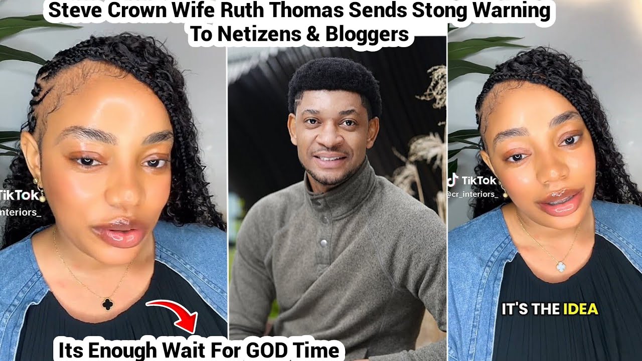 Steve Crown Wife Ruth Thomas Break Silence Sends Strong Message To ...