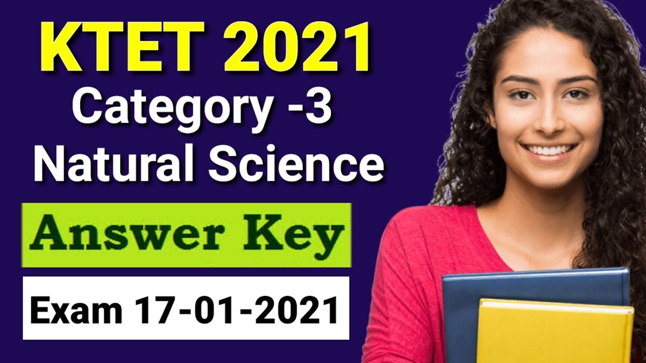 KTET Category-3 Natural Science Answer Key Exam 17-01-2021 - YouTube