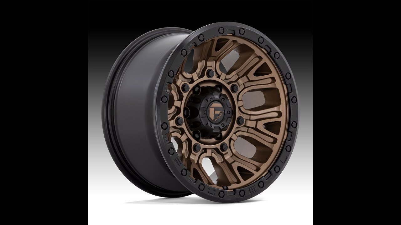 Fuel Traction D826 Matte Bronze Custom Truck Wheel - YouTube