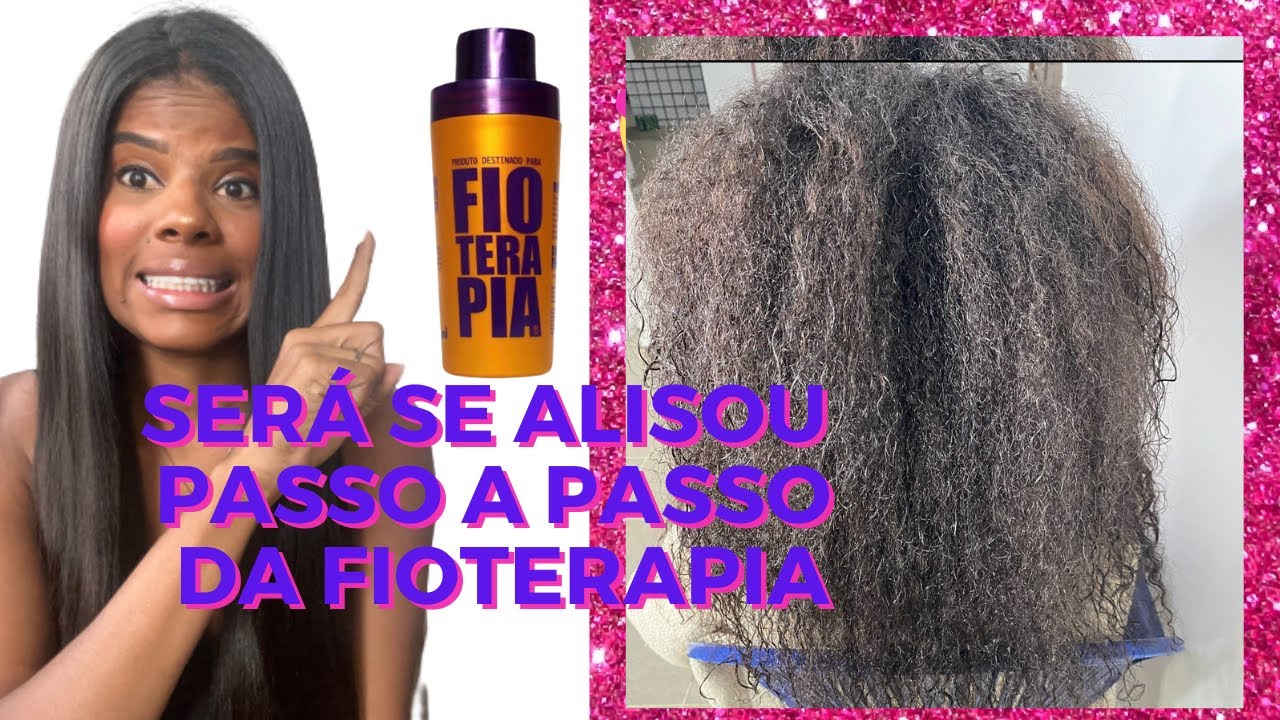 PASSO A PASSO DA FIOTERAPIA #cabelo #cabelos #cronogramacapilar - YouTube