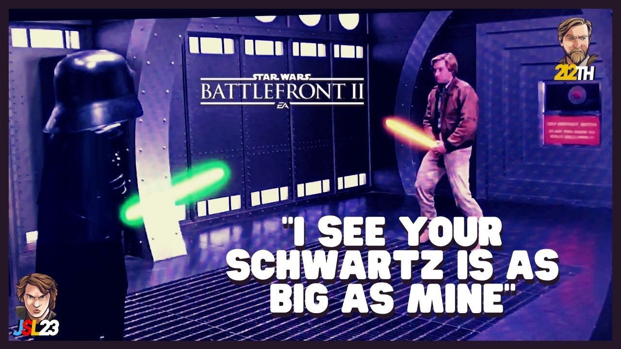 SWBF2: "I see your Schwartz is as big as mine." - YouTube