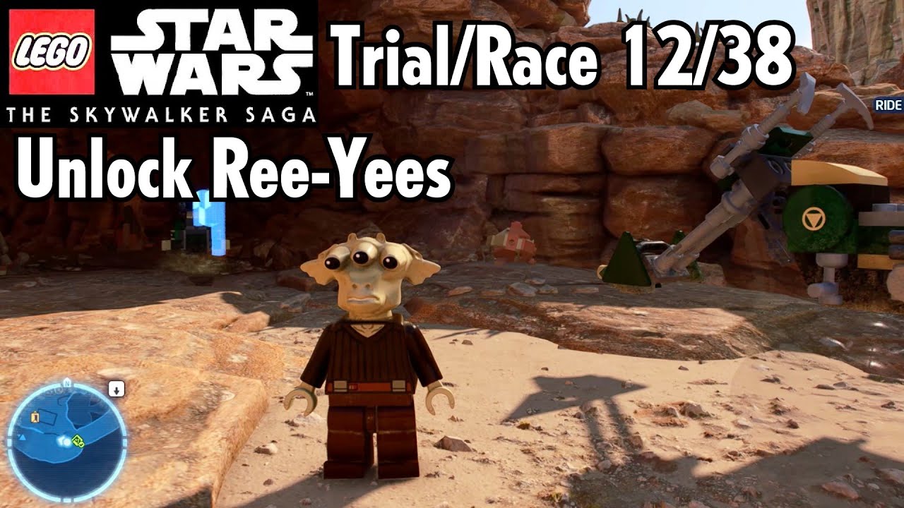 Tunnel Vision - Trial 12/38 (Gold Medal) Unlock Ree-Yees. Lego Star ...