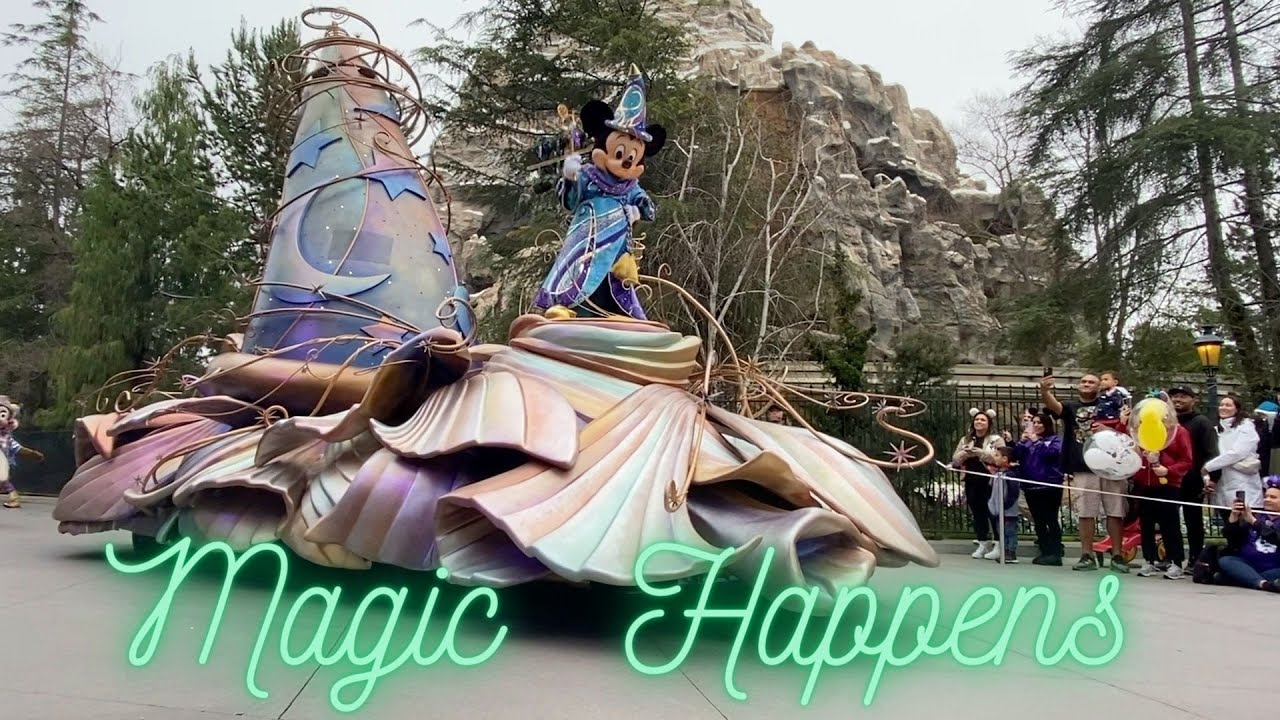 Disneyland's "Magic Happens" Parade - YouTube