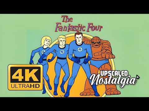 Fantastic Four (1967) Opening Theme | Remastered 4K Ultra HD Upscale