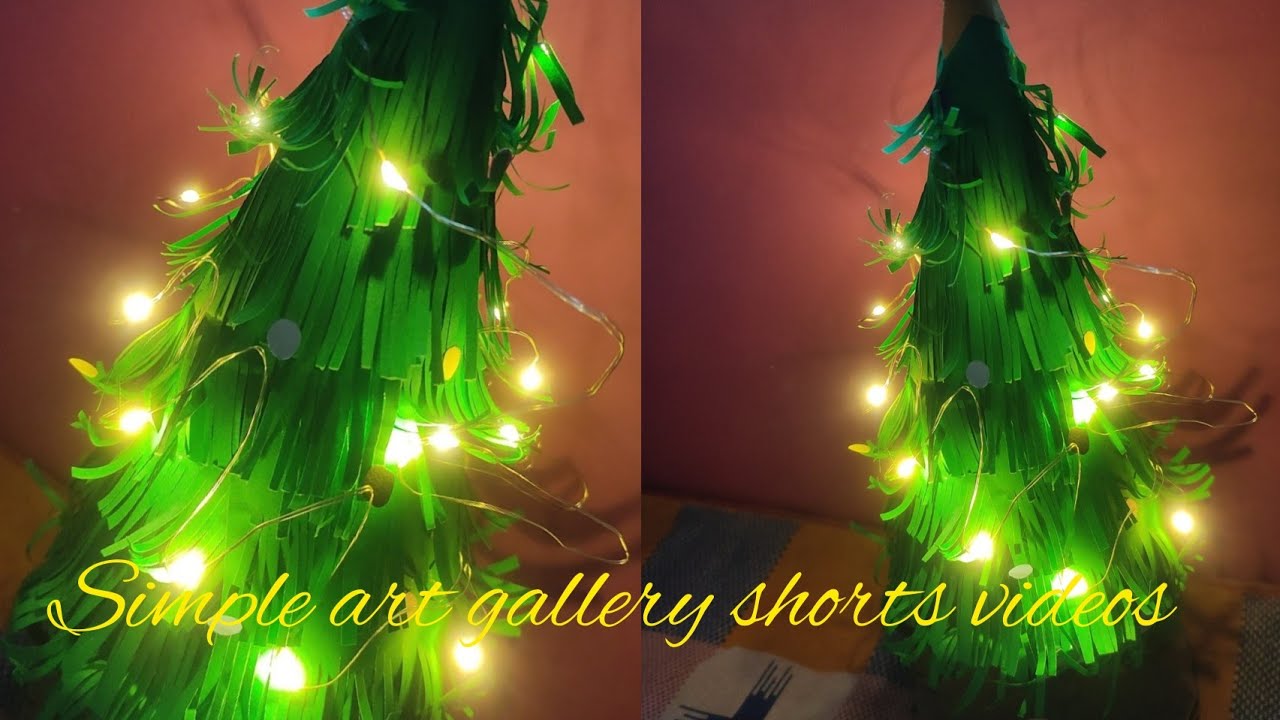 Christmas Tree from waste flipkart rapper / Paper Crafts / Home Decor ...