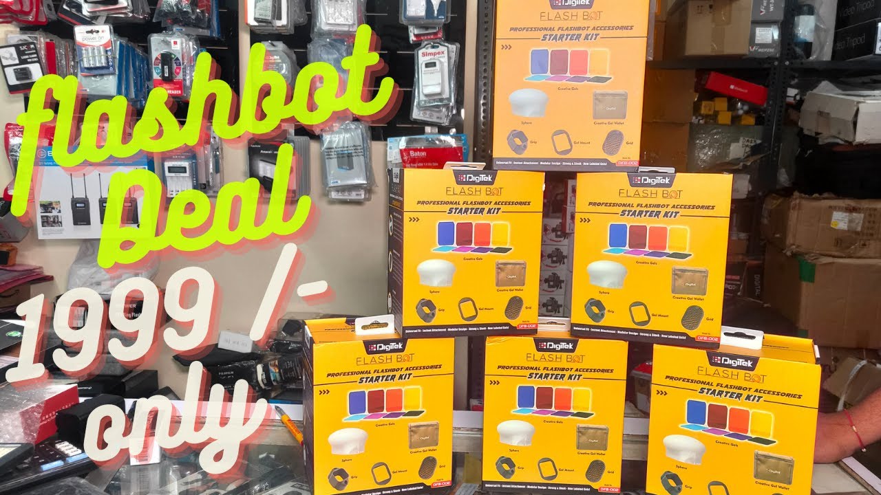 Digitek flashbot | Magmod Replacement | Accessories kit in budget - YouTube